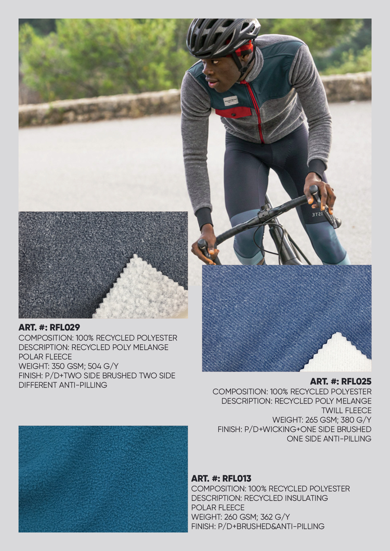 Recycled Fleece from post-consumer plastic bottles – PALTEX
