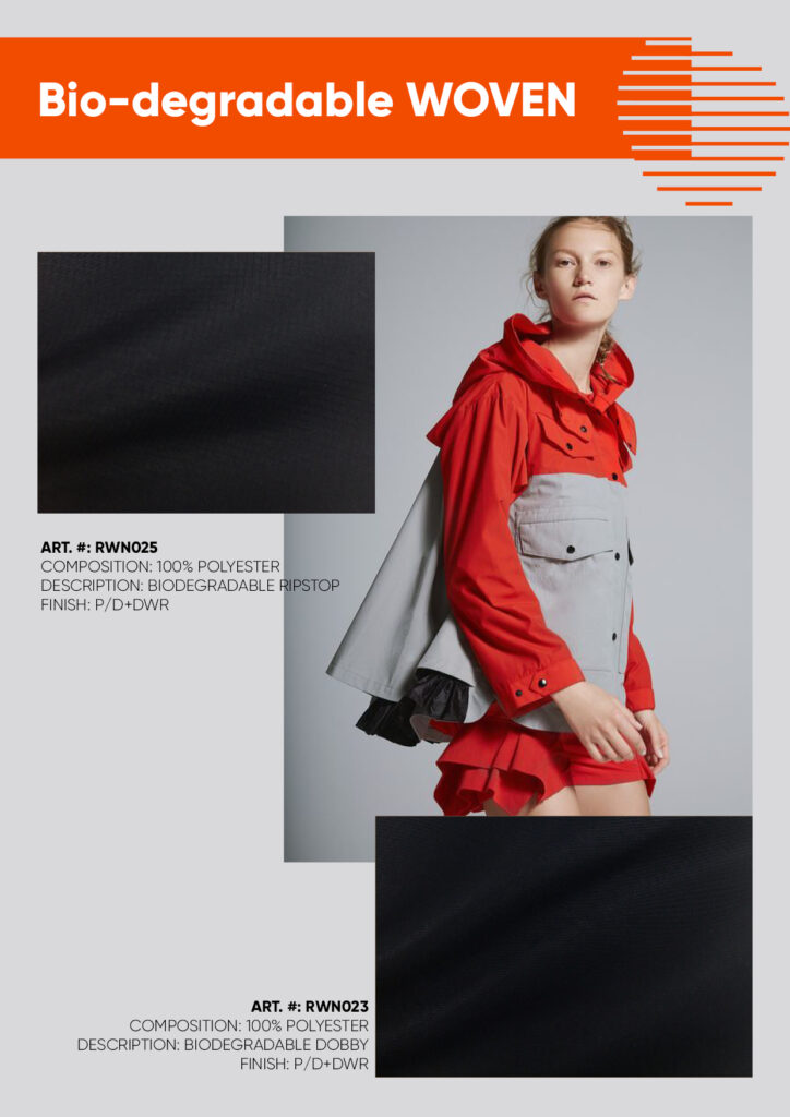 Sustainable performance textile – Biodegradable polyester – PALTEX