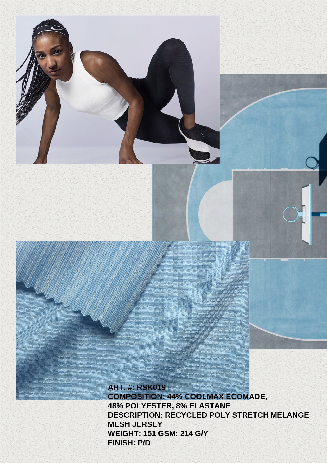 Cooling knit fabrics collection COOLMAX EcoMade – PALTEX