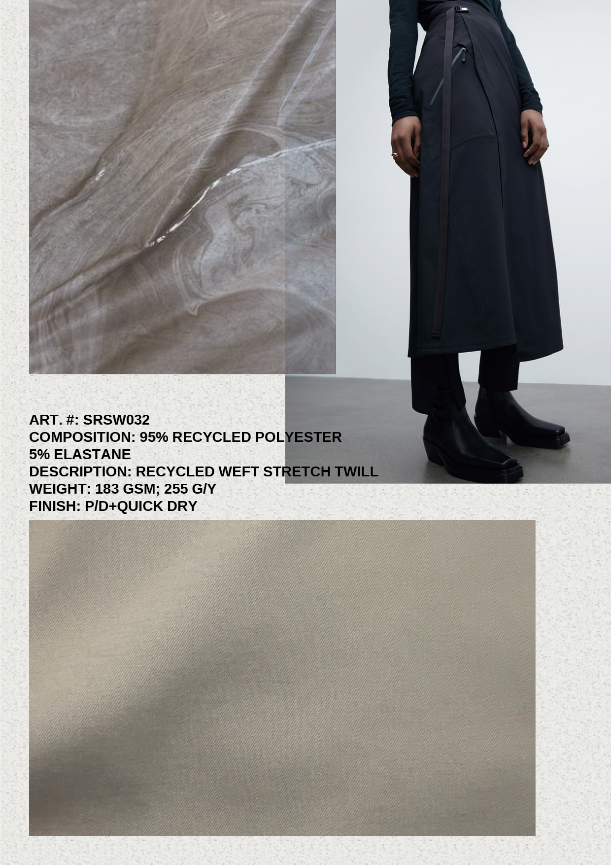 Recycled polyester – Stretch woven collection – PALTEX